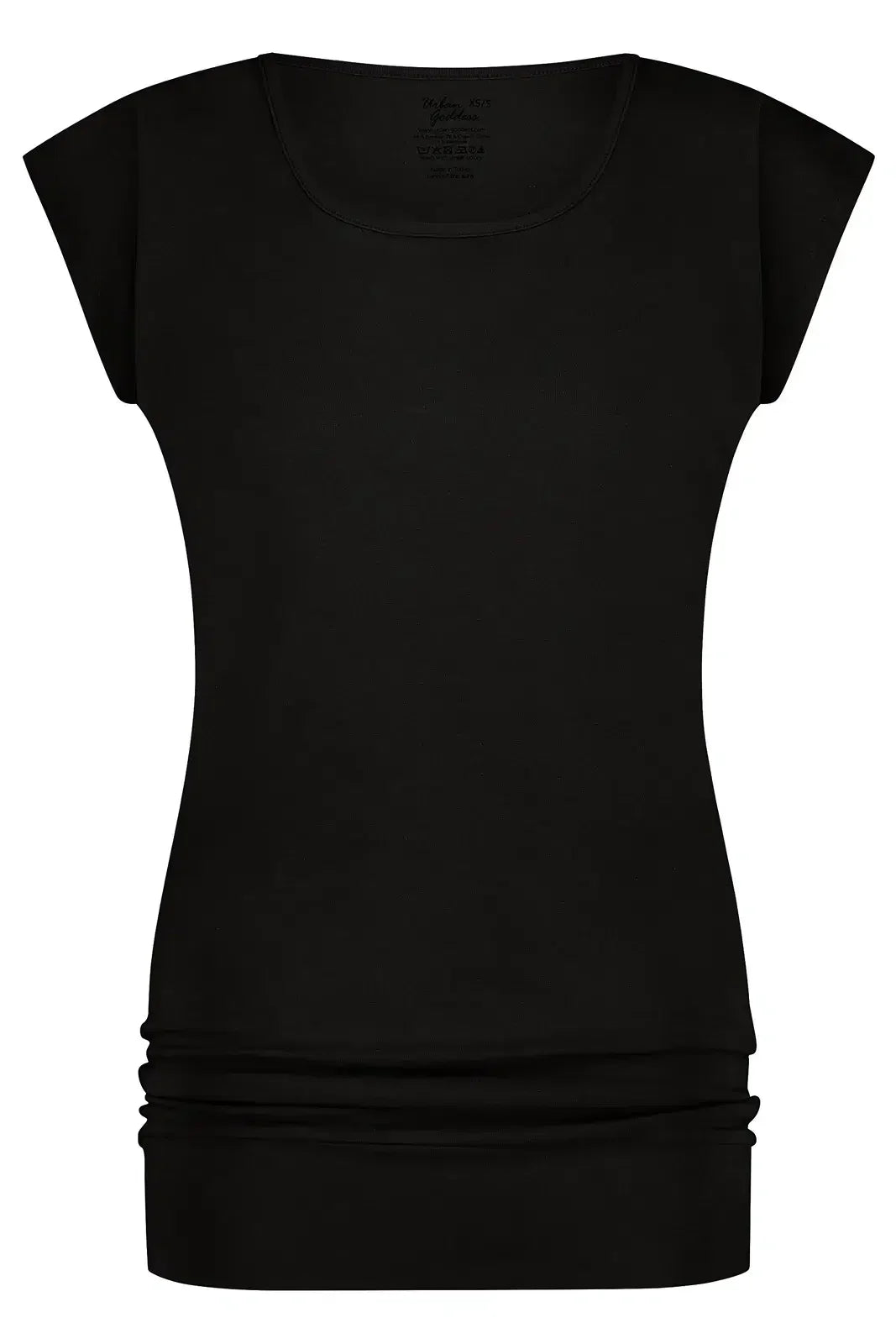 Asana Loose Fit Yoga Tee | Black| Urban Goddess yoga wear – Urban ...