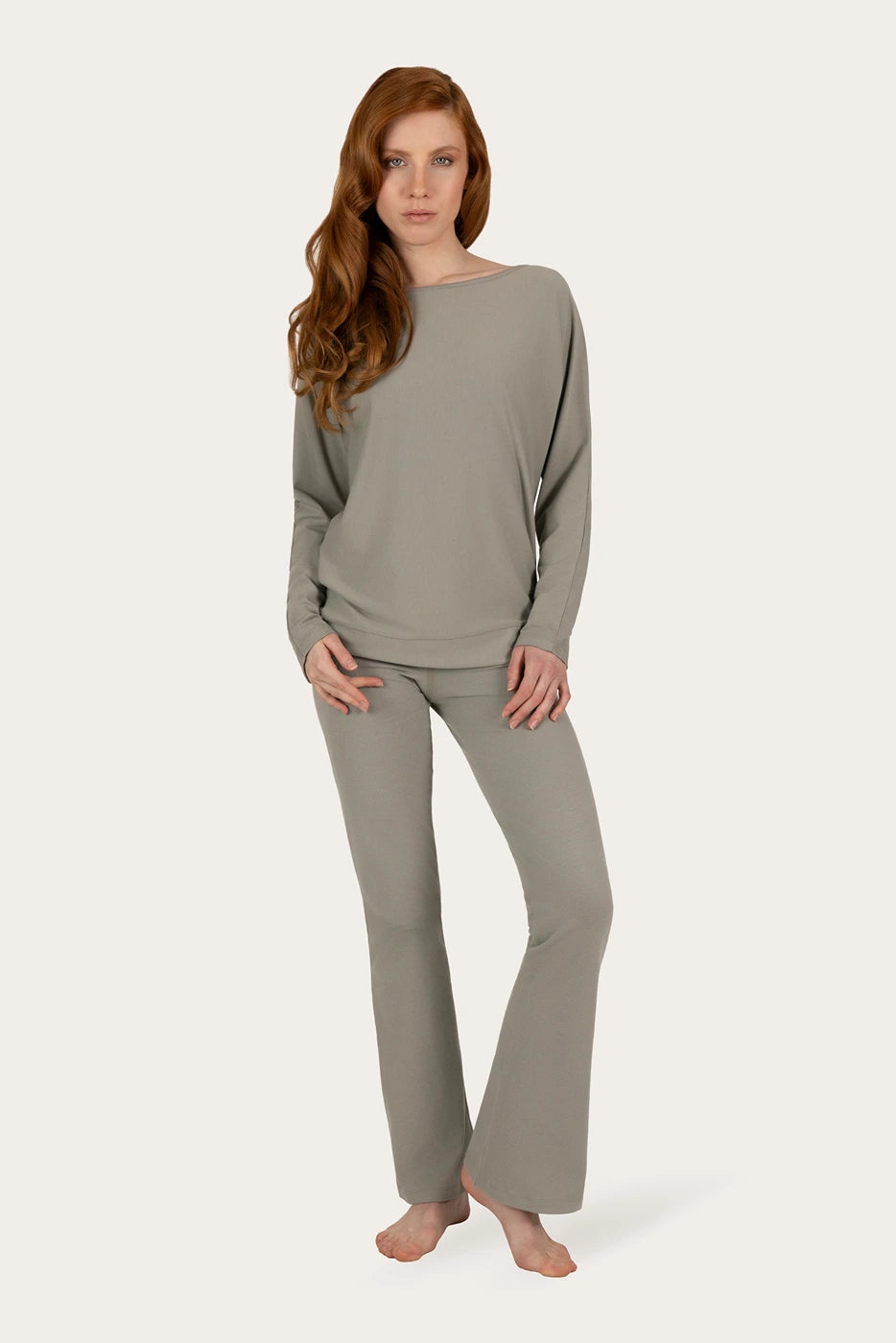 Budhi Dry-Fit Yoga Longsleeve | Smokey Quartz | Urban Goddess – Urban ...